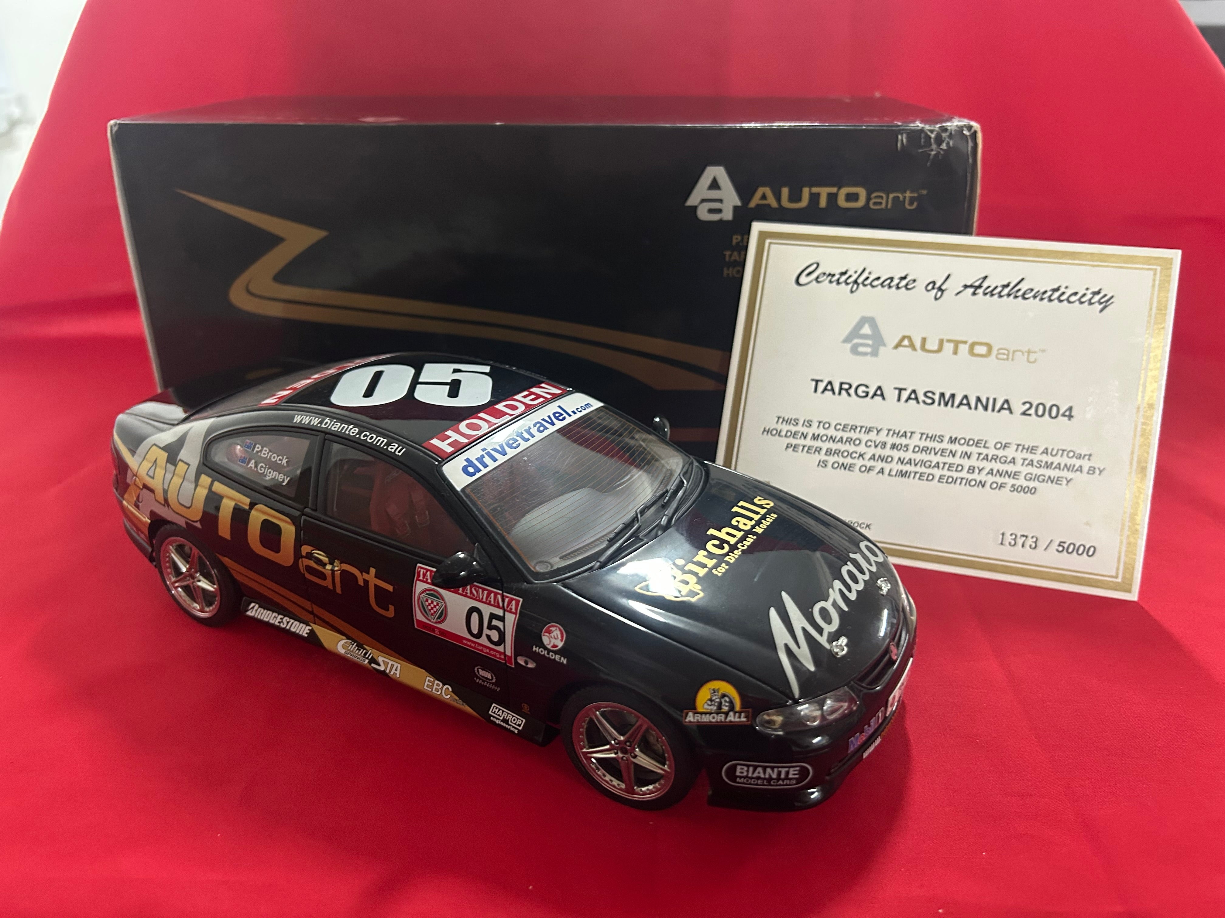 #5 HOLDEN MONARO CV8 BROCK/GIGNEY (TARGA TASMANIA 2004) – Diecastplus ...