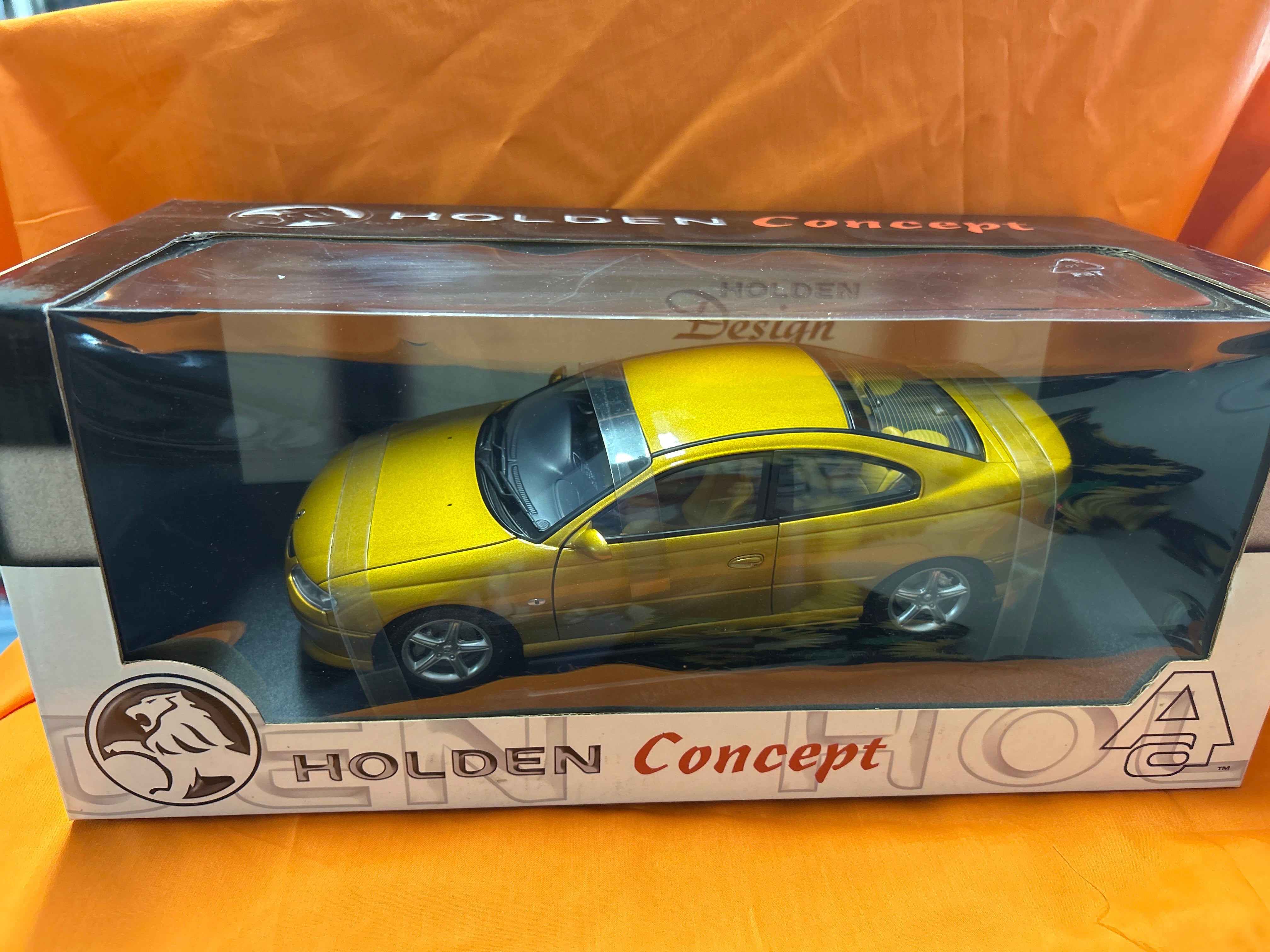 HOLDEN V2 MONARO CV8 CONCEPT - MUSTARD – Diecastplus Newcastle