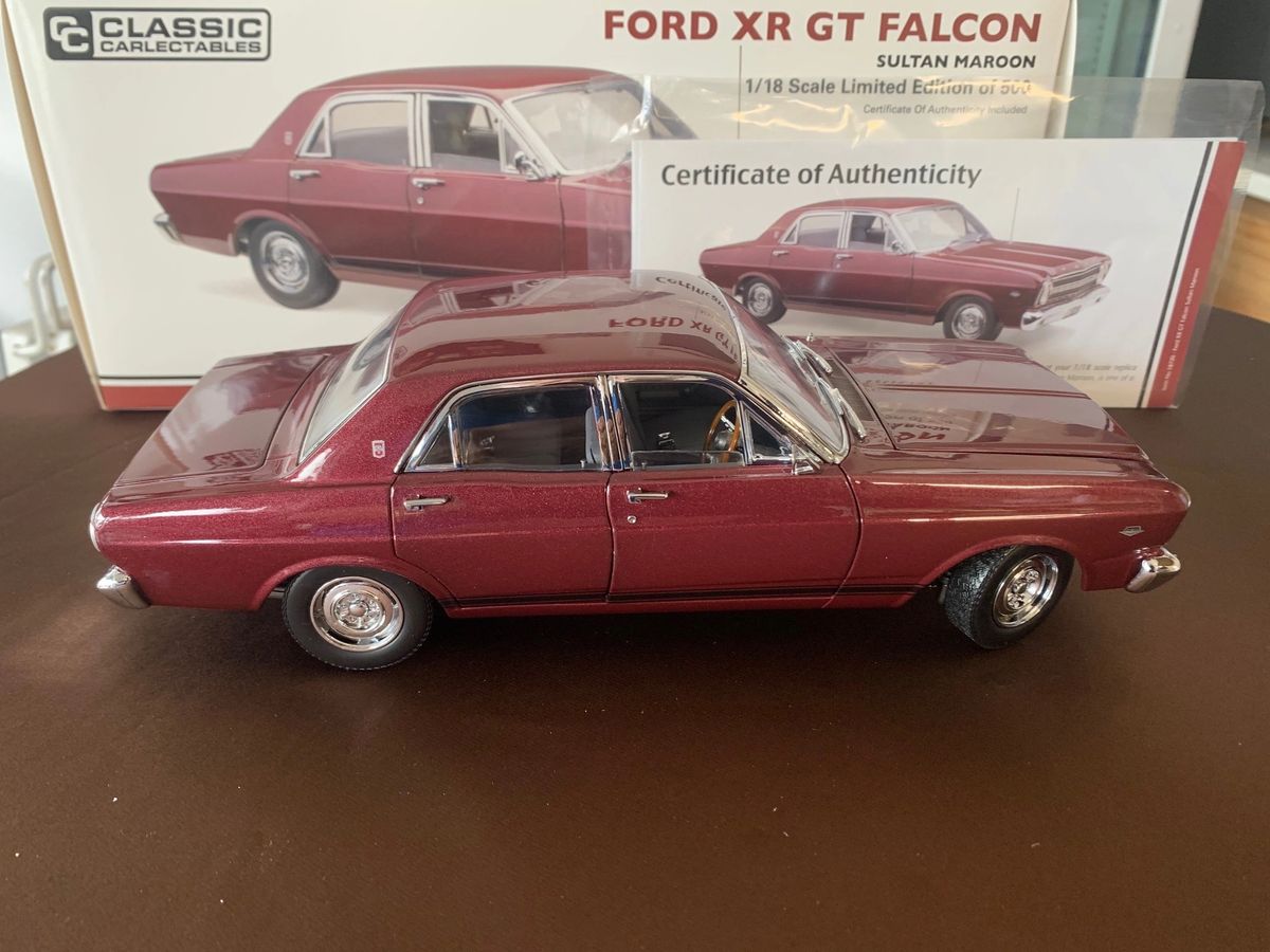 FORD XR GT FALCON - SULTAN MAROON – Diecastplus Newcastle